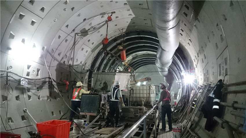 Shield Tunnel Ground Improvement Project